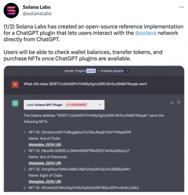 Pasang Plugin ChatGPT, Solana Kucurkan Dana Rp14 Miliar untuk Proyek Inovatif Blockchain dan AI