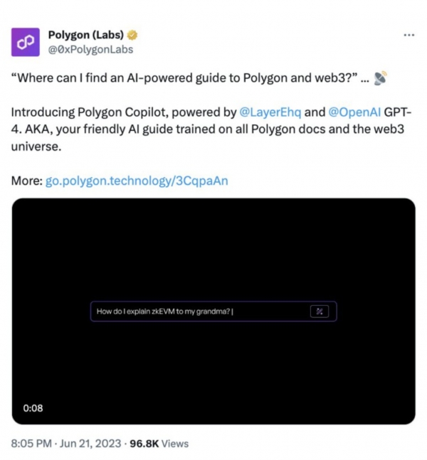 Polygon Luncurkan Chatbot AI ‘Polygon Copilot’ untuk Membantu Penggemar Web3